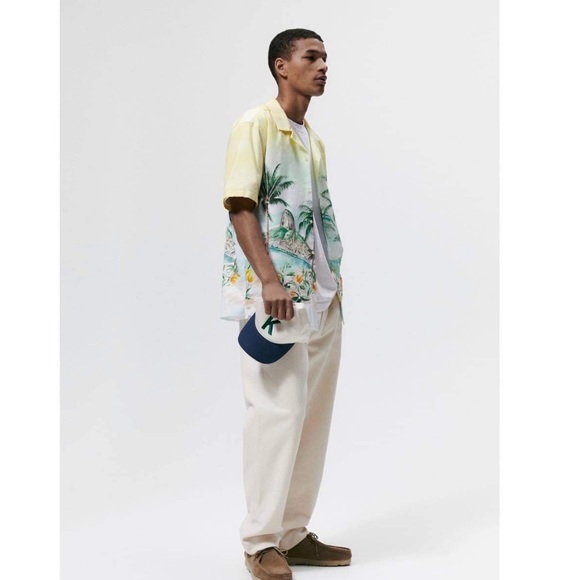 Zara | Shirts | Nwt Zara Man Palm Tree Relaxed Fit Shirt Size Xl | Poshmark